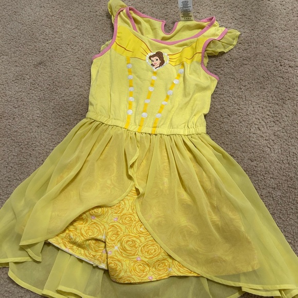 Disney | Dresses | Disney Yellow Princess Dress For Kids | Poshmark